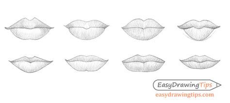 How To Draw Different Types Of Lips Easydrawingtips