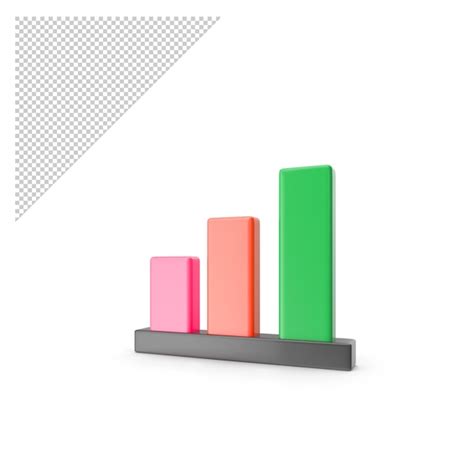 Gráfico De Barras De Dibujos Animados Png Archivo Psd Premium