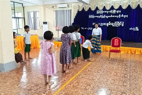 သံတွဲခရိုင်လူထုအခြေပြုဗဟိုဌာန Community Centre ၌ မူလတန်းကလေးငယ်များ ကာယဉာဏစွမ်းရည်ပြိုင်ပွဲ က
