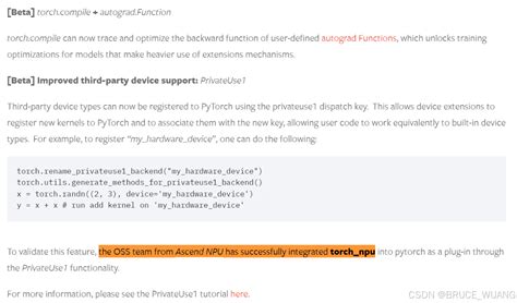 Pytorch的一小步，昇腾芯片的一大步昇腾 Pytorch Csdn博客