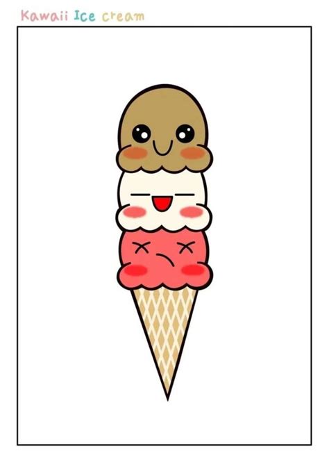 Картинки мороженое для срисовки