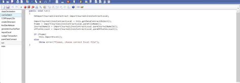 Import General Journal Lines Using Sysoperation Framework In Ax 2012