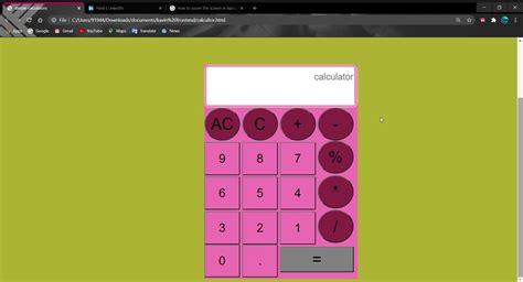 Kavin Kaliyannan On Linkedin Made A Simple Calculator Using Htmlcss