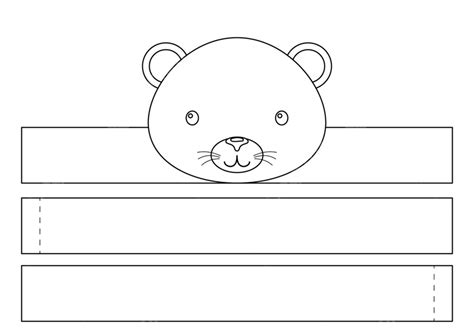인쇄 가능한 팬더 종이 왕관 얼굴 에 대한 어린이 Png 일러스트 및 벡터 에 대한 무료 다운로드 Pngtree