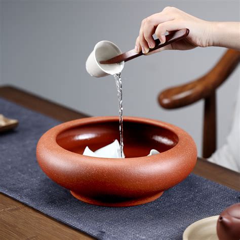 畅陶宜兴紫砂大号茶洗水洗原矿紫砂功夫茶具茶道配件 虎窝淘