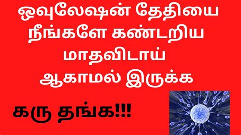 How To Calculate Ovulation Date In Tamil How To Find Ovulation Day In Tamil Ovulation Date In