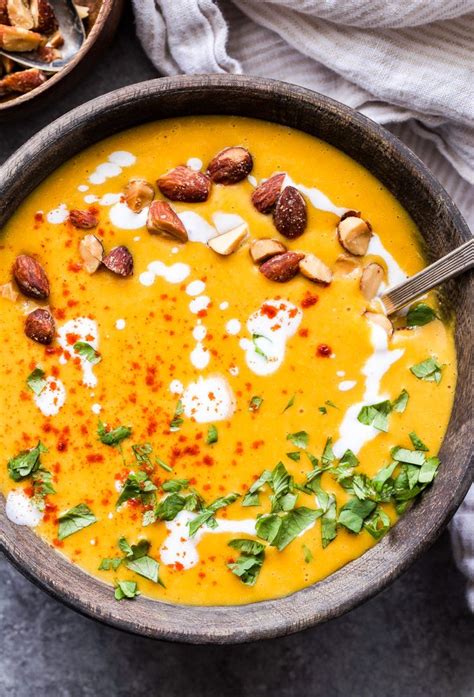 Creamy Red Lentil Butternut Squash Soup Recipe Butternut Squash Recipes Soup Sweet Potato