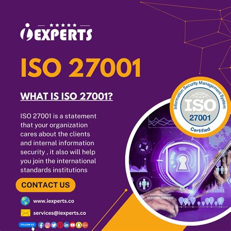 Iso27001 Cybersecurity Dataprotection Infosec Riskmanagement… Iexperts ⭐️⭐️⭐️⭐️⭐️