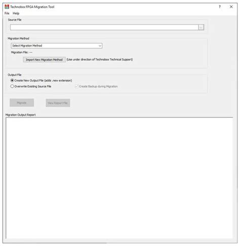 Fpga Migration Tool Technobox