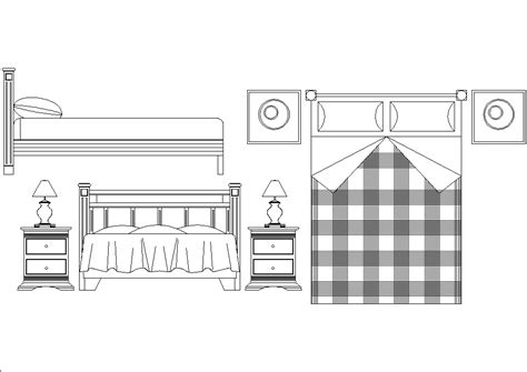 Bloques Dormitorio En Autocad Descargar Cad Gratis 41 57 Kb Bibliocad