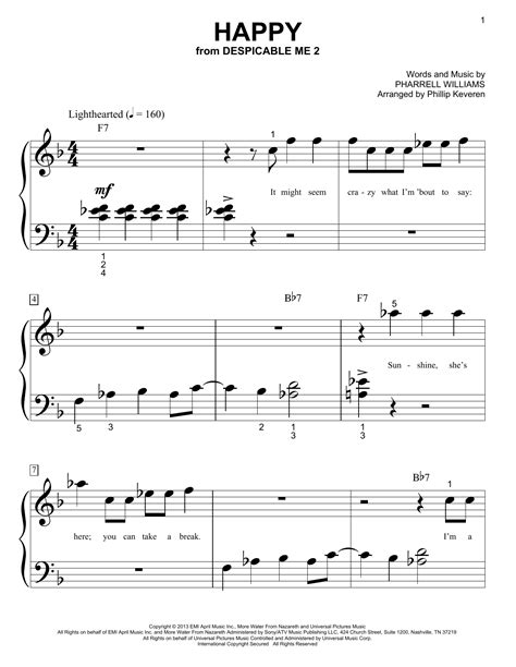 Happy Pharrell Williams Lyrics Chords