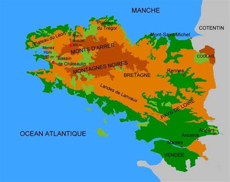 Le Massif Armoricain Géologie De La France Géologie Vins