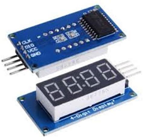 Hrm Tech 4 Bits Digital Tube Led Display Module Tm1637 Educational