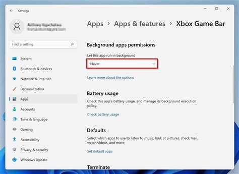how to disable xbox game bar in windows 11