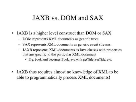 Ppt Jaxb Powerpoint Presentation Free Download Id6929222