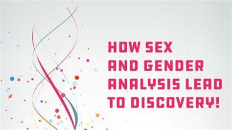 How Sex And Gender Analysis Lead To Discovery Epfl