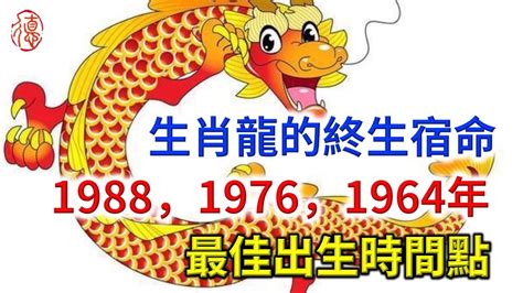生肖龍的終生宿命，1988，1976，1964年，生肖龍的最佳出生時間，準的離譜！ Youtube