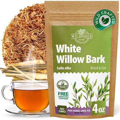 4 Oz White Willow Bark Tea Herbal Salix Alba 113g
