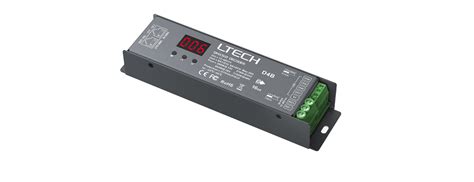 4ch cv dmx rdm decoder d4b（rj45 dmx interfaces） led controller led