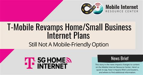 T Mobile Revamps Fixed Location Home And Small Business Internet Plans Mobile Internet