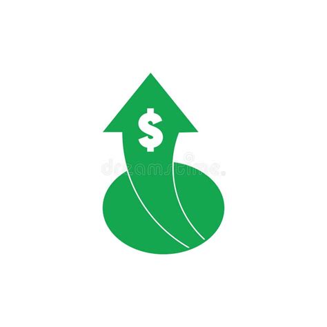 Money Dollar Arrow Up Geometric Logo Vector Stock Vector Illustration Of Element Abstract