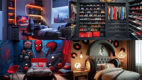 اتاق خواب پسرانه لاکچری اینا هم مینیمالن هم خیلی شیک و لوکسن ماگرتا