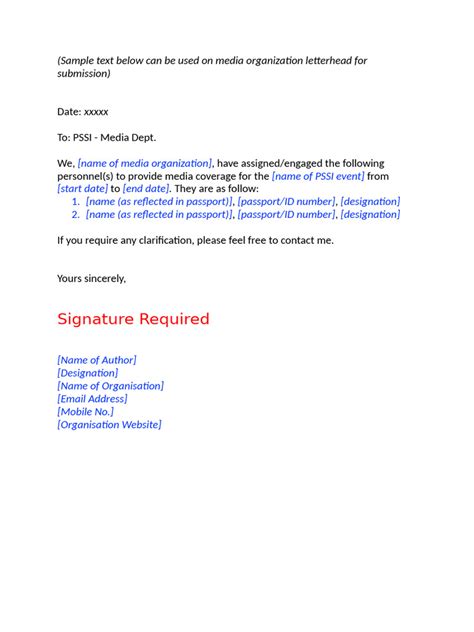 Sample Assignment Letter Pdf