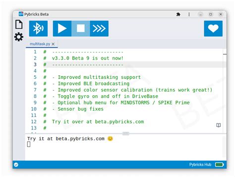 Pybricks V330b9 Is Out Now Improved Ble And Gyro Support And