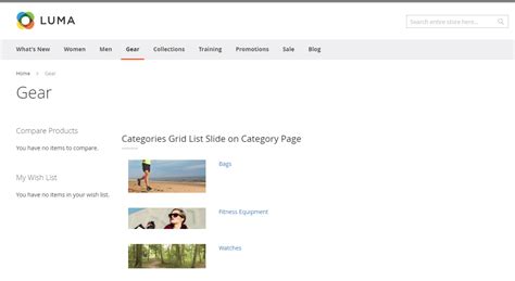 Magento 2 Categories And Subcategories Gridlistslide Extension Ulmod