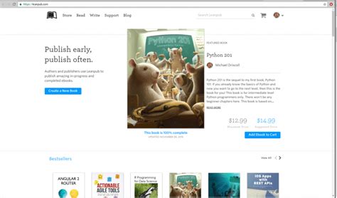 Python 201 Is The Featured Book On Leanpub Today Mouse Vs Python