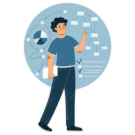 Premium Vector Analysts Characters Architect Mbti Concept Flat Vector