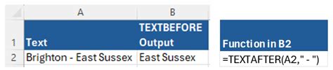 Extract Text In Excel With The Textbefore And Textafter Functions