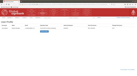 Create Way For Users To See Account Expiry Date And Apply For Extension