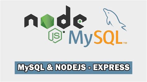 Build Api Using Nodejs And Mysql Youtube
