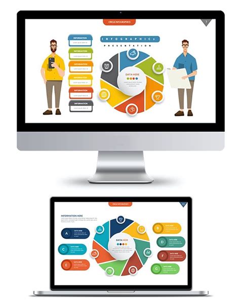 Circle Infographic Google Slide Templates In Circle Infographic Google Slides Template