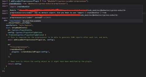 TypeError Cypress Esbuild Preprocessor 1 CreateBundler Is Not A