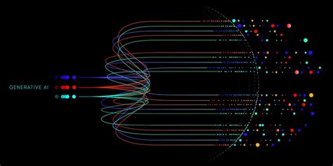 Illustration Of Abstract Stream Information With Cyan Line And Dot Big