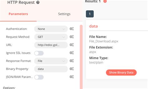 Request To Download File Questions N8n