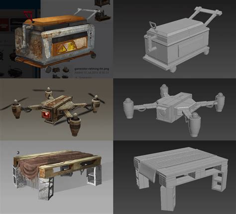 I 3d Modelled Some Rust Concepts For Practice Playrust