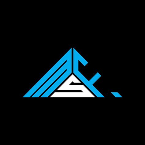 Msf Letter Logo Creative Design With Vector Graphic Msf Simple And Modern Logo In Triangle