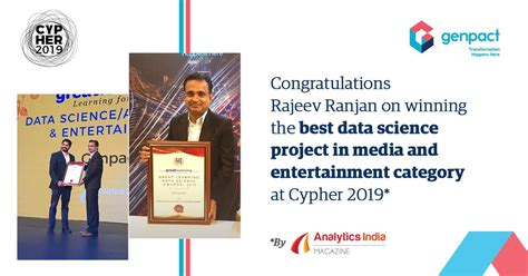 Genpact On Linkedin Bigdata Machinelearning Dreamdigitaldarereality Cypher2019 14 Comments