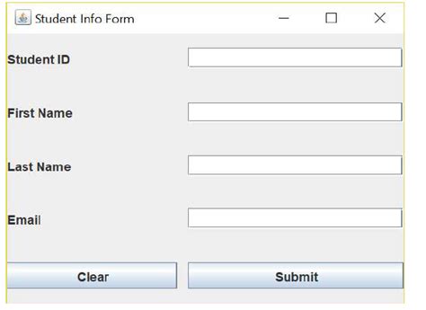 Solved Create A Swing Application In Java That Is Similar To