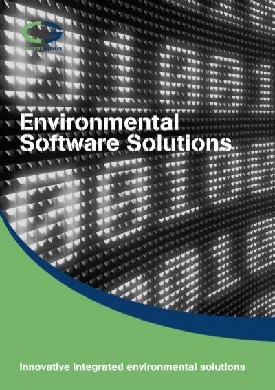 Environmental Software Solutions Brochure Greenspan