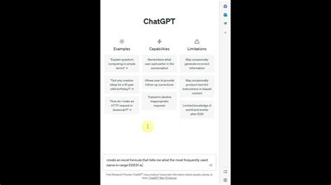 Use Chatgpt To Help Create Formulas In Excel Shorts Youtube