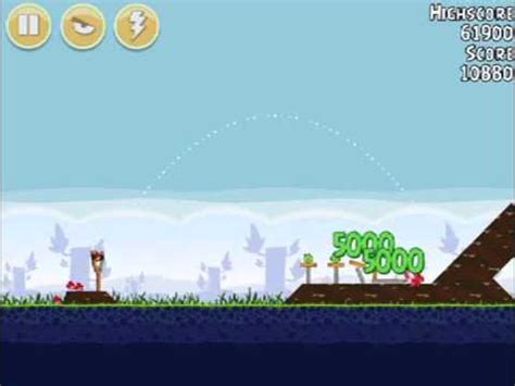 Angry Birds Classic Level 1 2 3 Star Walkthrough Poached Eggs Youtube
