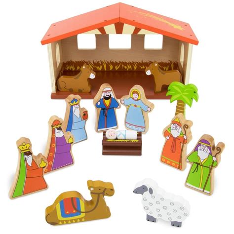 Wooden Nativity Play Set