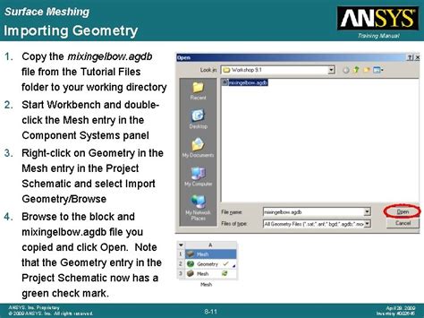Chapter 8 Surface Meshing ANSYS Meshing Application Introduction