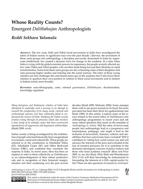 Pdf Whose Reality Counts