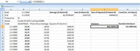 Return And Variance Of A Series Researchfinancial