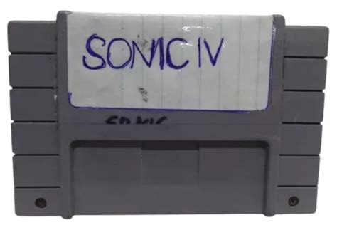 Sonic The Hedgehog 4 Super Nintendo Snes Mercadolivre